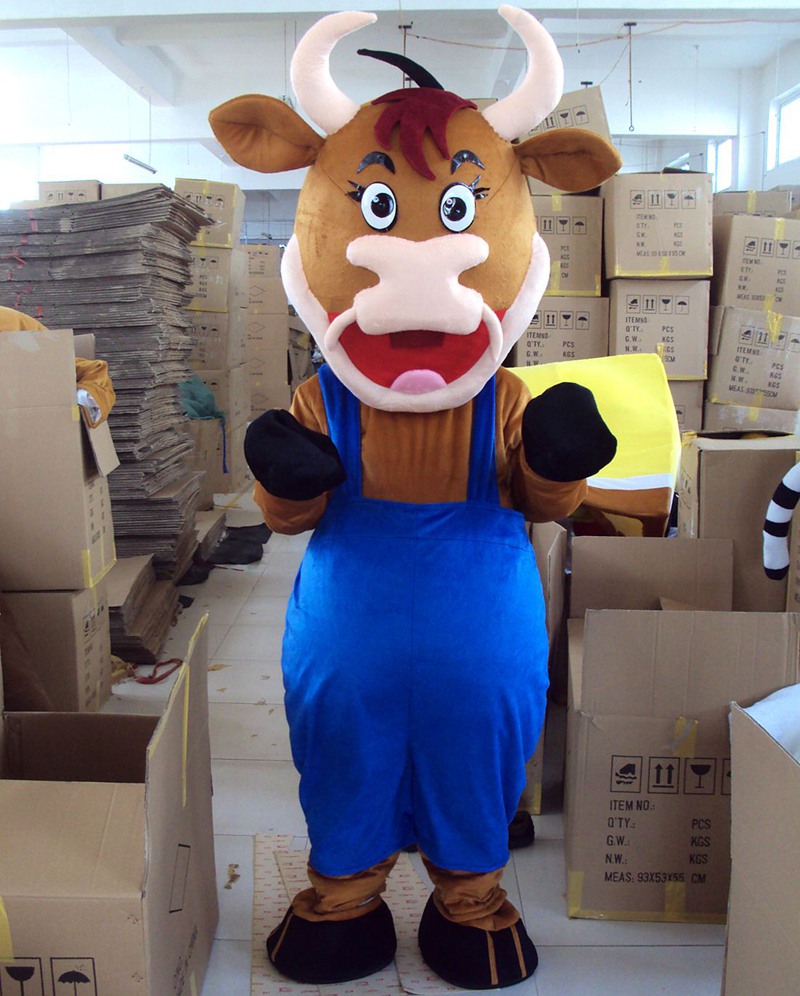Mascot | Cow Mascot Costume - Animal Mascot