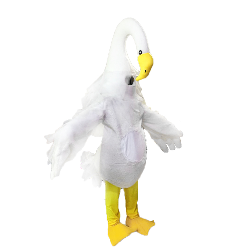 Mascot | Long Necked Swan Mascot Costume - Animal Mascot
