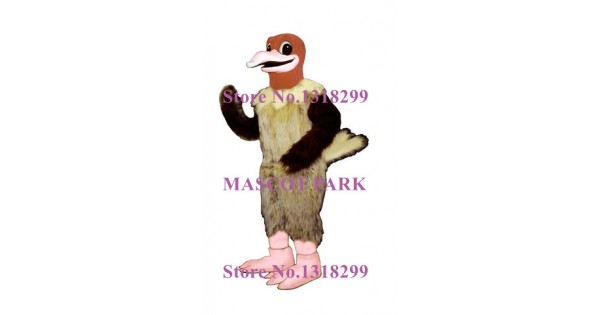 Fur Buzzard Mascot Costume
