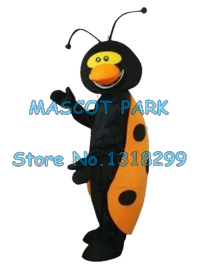 black Ladybug Mascot Costume