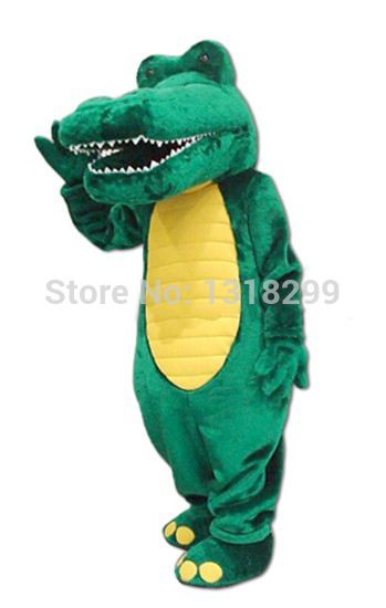 Green Alligator Gator Mascot Costume