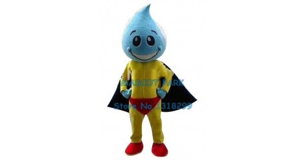 Colorful Water Droplet drip Mascot Costume
