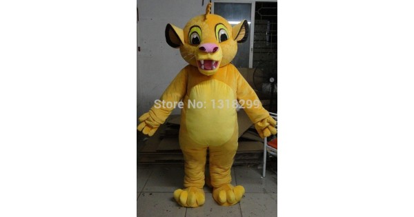 Lion Simba Mascot Costume