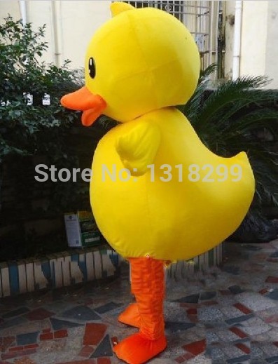 Big Yellow Duck Mascot Costume