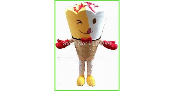Sundae Icecream Mascot Costume