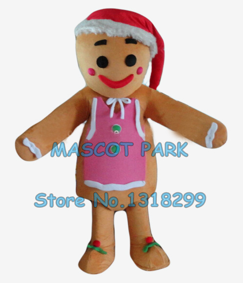 gingerbread man Mascot Costume