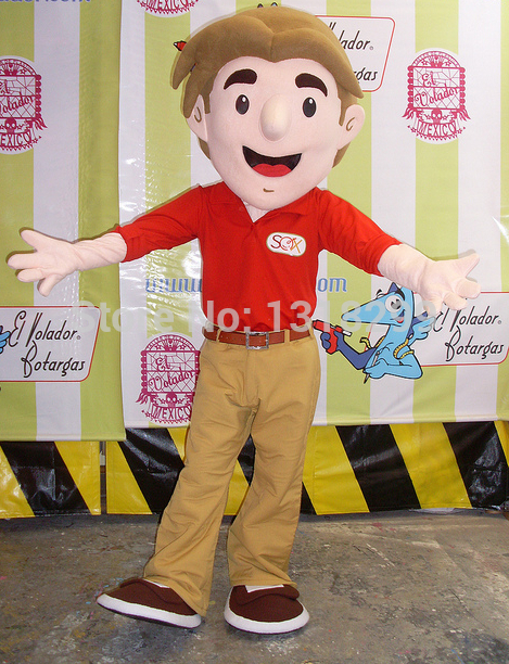sox man Mascot Costume