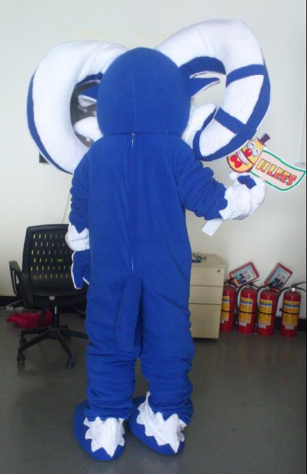 Blue Ram Mascot Costume