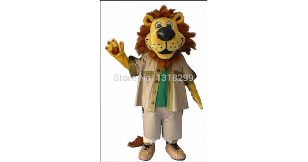 Roarie Lion mascot costume