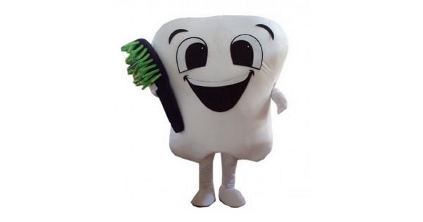 Mascot | Teeth and Toothbrush Mascot Costume
